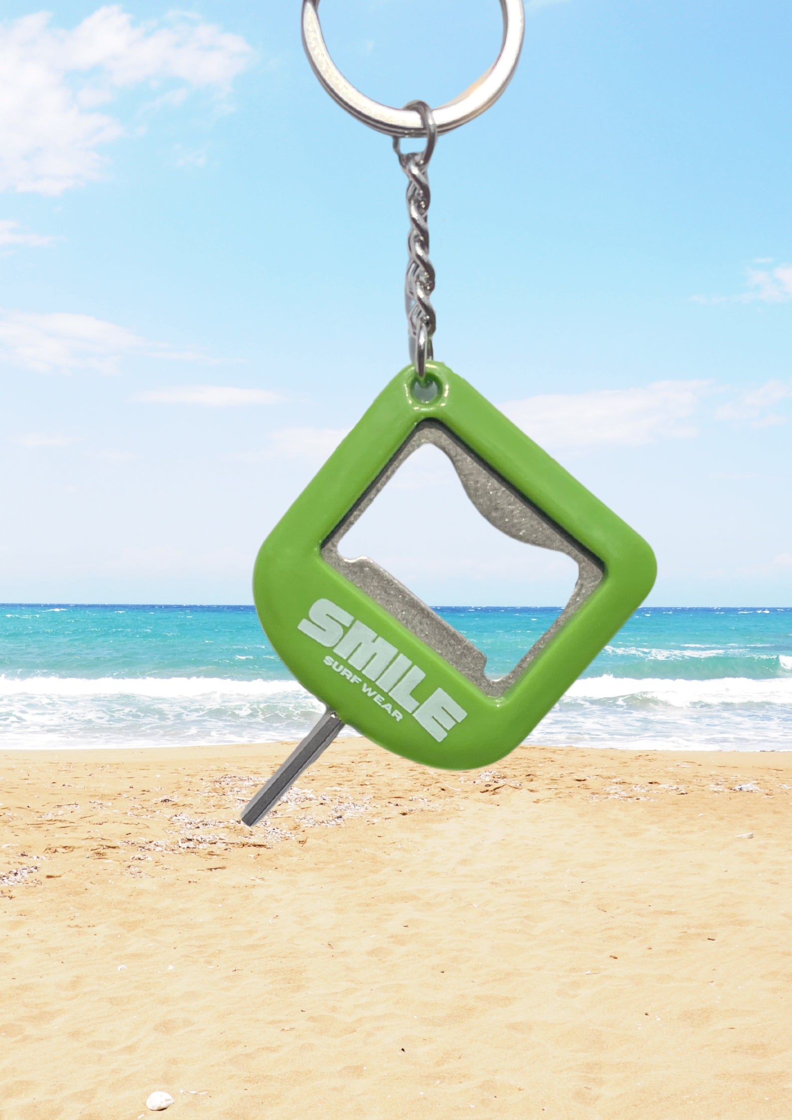 Surf Fin Tool - Surf Accessories - Our Fin Tool Keychain – SMILE Surf Wear